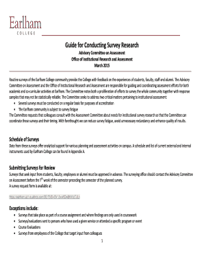 Fillable Online Guide for Conducting Survey Research Fax Email Print ...