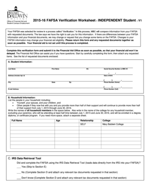 Fillable Online mbc Office of Financial Aid and Student Campus ...