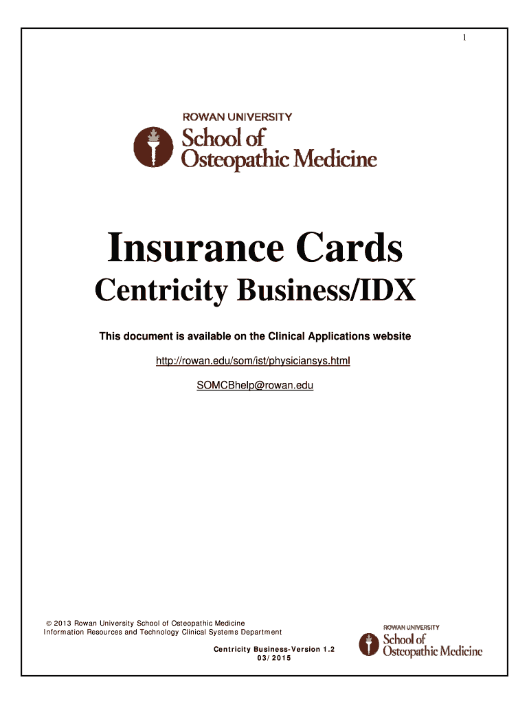 Fillable Online Insurance Cards Fax Email Print - pdfFiller