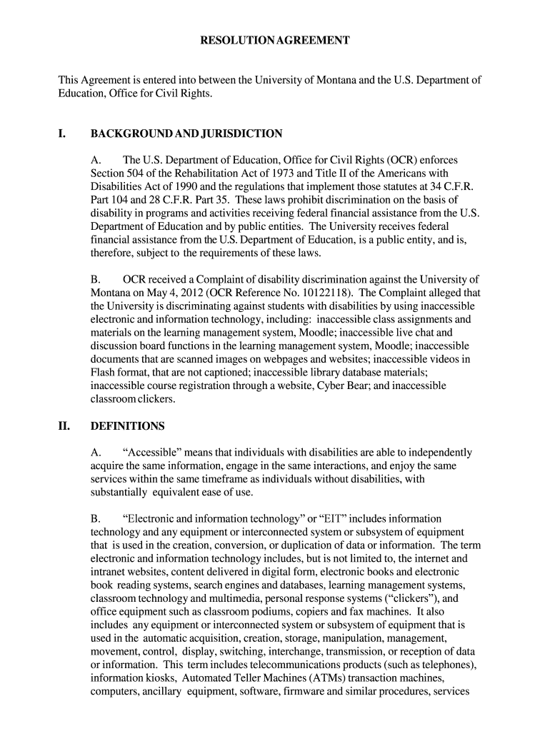 Fillable Online umt I BACKGROUND AND JURISDICTION - umt Fax Email Print ...