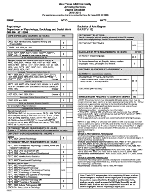 Fillable Online wtamu OM 416 6512590 Fax Email Print - pdfFiller