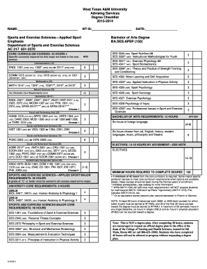 Fillable Online wtamu Communication (11) Fax Email Print - pdfFiller