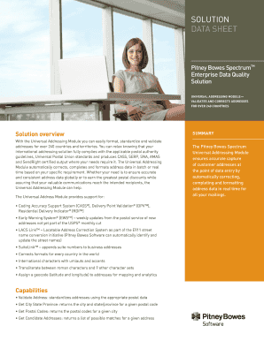 Fillable Online SOLUTION DATA SHEET - pbcom Fax Email Print - pdfFiller