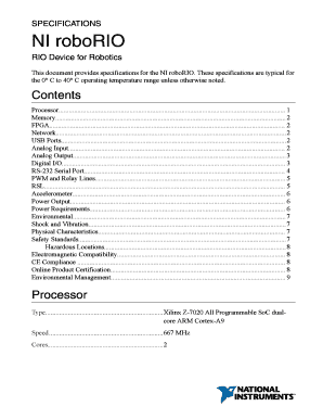 Fillable Online RIO Device for Robotics Fax Email Print - pdfFiller
