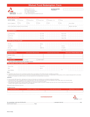 Fillable Online Mutual Redemption English Form - BankMuscat Fax Email ...