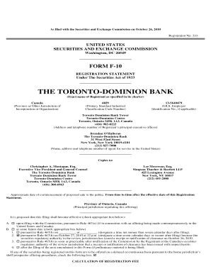 Fillable Online FORM F-10 - tdcom Fax Email Print - pdfFiller