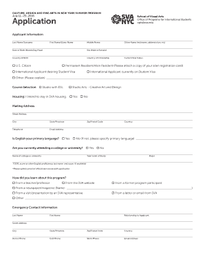 Fillable Online sva First Name/Given Name Fax Email Print - pdfFiller