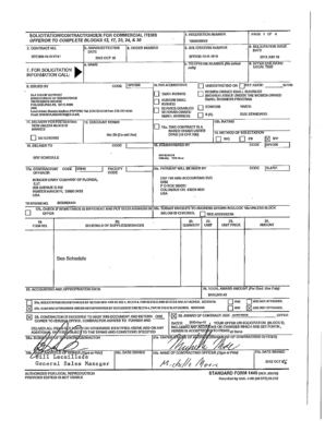 Fillable Online dla STANDARD FORM 1449 - Defense Logistics Agency - dla ...