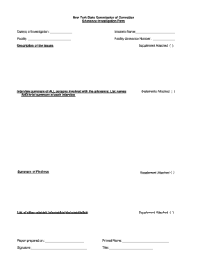 Fillable Online scoc ny New York State Commission of Correction ...