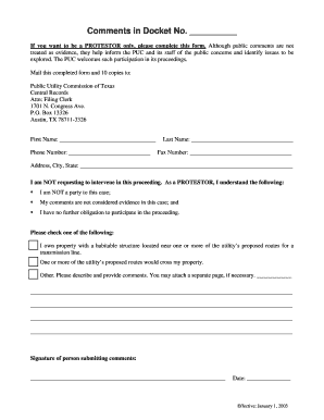 Fillable Online lcra RE Application of LCRA Transmission Services ...