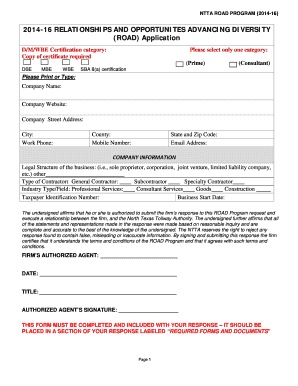 Fillable Online ntta ATTENTION - North Texas Tollway Authority Fax ...