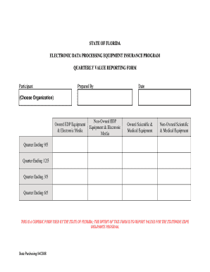 Fillable Online ELECTRONIC DATA PROCESSING EQUIPMENT INSURANCE Fax ...