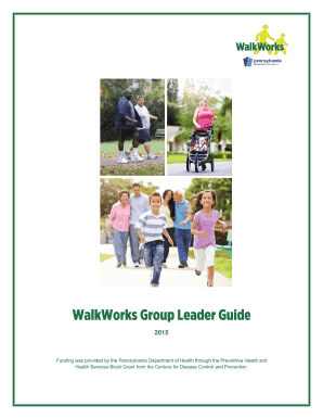 Fillable Online WalkWork Group Leader Guide Fax Email Print - pdfFiller