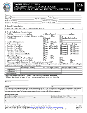 Fillable Online co cowlitz wa ONSITE SEWAGE SYSTEM Fax Email Print ...