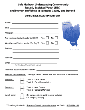 Fillable Online saratogacountyny Safe Harbour Understanding ...