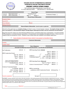 Fillable Online co stearns mn SSTS Permit Application - Stearns County ...