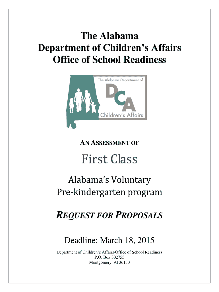 Fillable Online children alabama AN ASSESSMENT OF First Class - Alabama ...