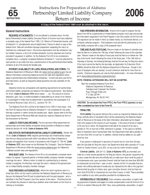 Fillable Online ador alabama 65 FORM PartnershipLimited Liability ...