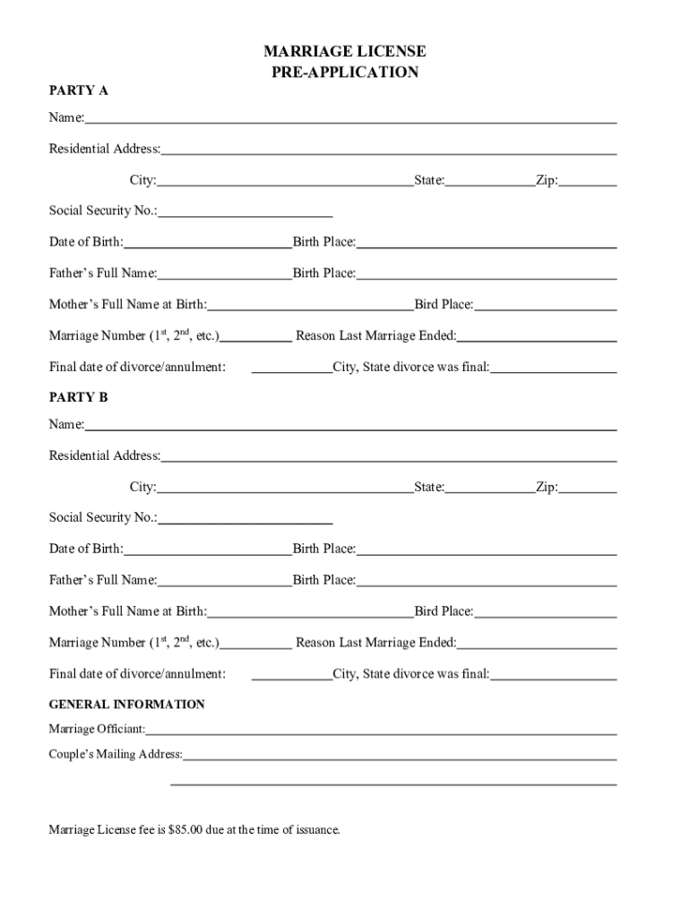 Fillable Online How To Fill Out a Marriage LicenseAMM Officiant ...