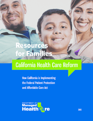 Fillable Online dmhc ca Resources for Families - California - dmhc ca ...