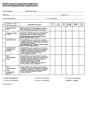 Fillable Online harfordcountymd Stormwater Management Plan ...