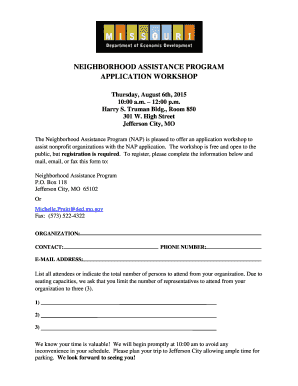 Fillable Online ded mo NEIGHBORHOOD ASSISTANCE PROGRAM APPLICATION ...