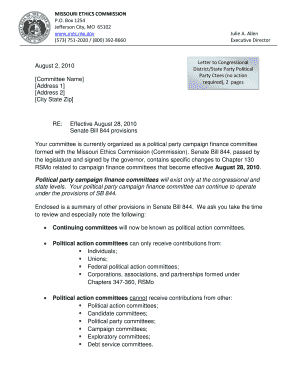 Fillable Online Letter to Congressional Fax Email Print - pdfFiller