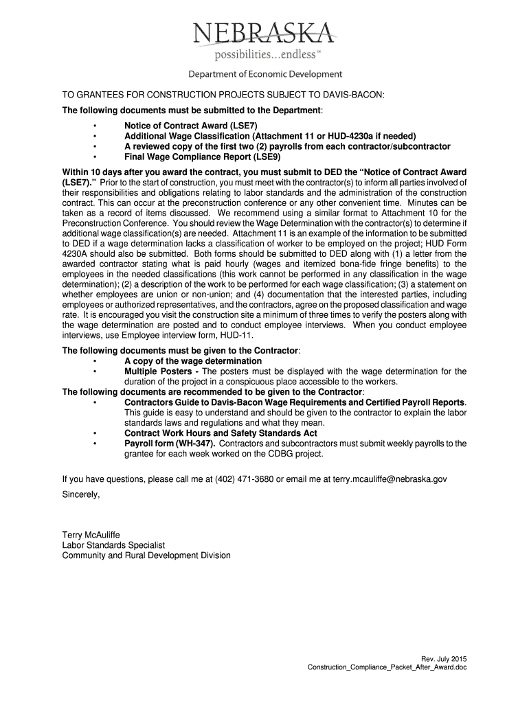 Fillable Online neded Additional Wage Classification Attachment 11 or ...