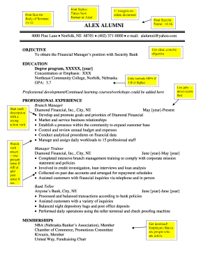 Fillable Online northeast Font Size for Times New Body of Resume Roman ...