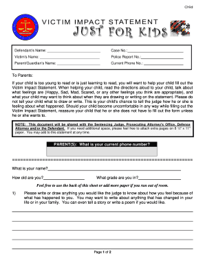 Fillable Online Victim's Name Fax Email Print - pdfFiller