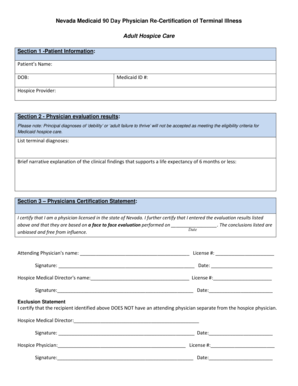 Fillable Online dhcfp nv Nevada Medicaid 90 Day Physician Re ...