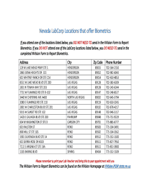 Fillable Online pebp state nv Nevada LabCorp Locations that offer ...