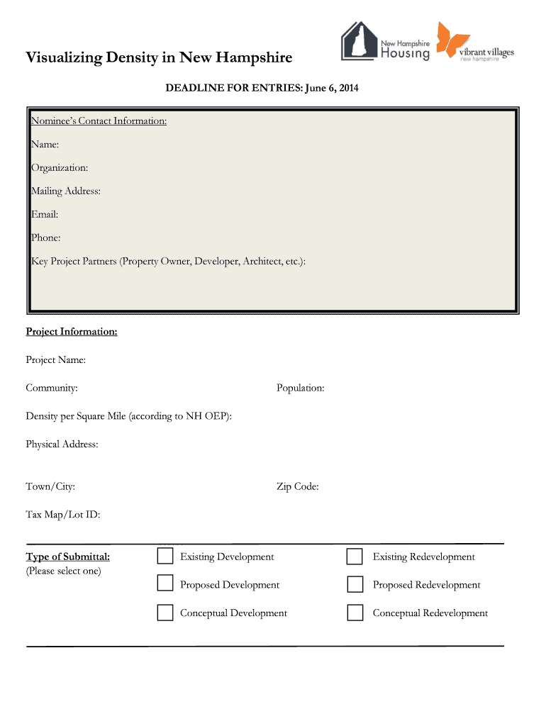Fillable Online nhhfa Visualizing Density project description and call ...