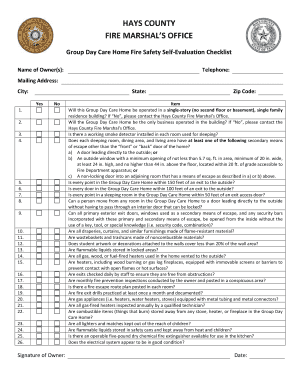 Fillable Online HAYS COUNTY FIRE MARSHALS OFFICE Fax Email Print ...