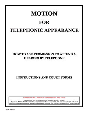 Fillable Online MOTION - Third Judicial District Court Fax Email Print ...