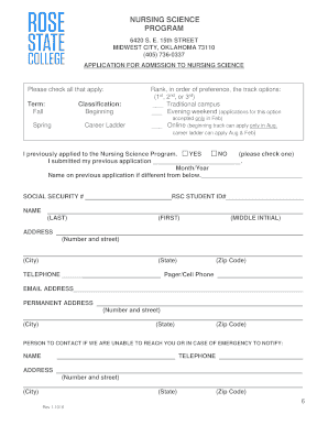 Fillable Online rose APPLICATION PERIODS Fax Email Print - pdfFiller