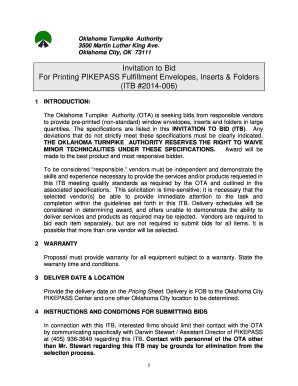 Fillable Online Oklahoma Turnpike Authority Fax Email Print - pdfFiller