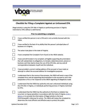 Fillable Online boa virginia Checklist for Applying to Take the Uniform ...