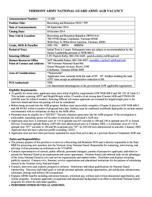 Fillable Online Recruiting and Retention NCO 79T Fax Email Print ...