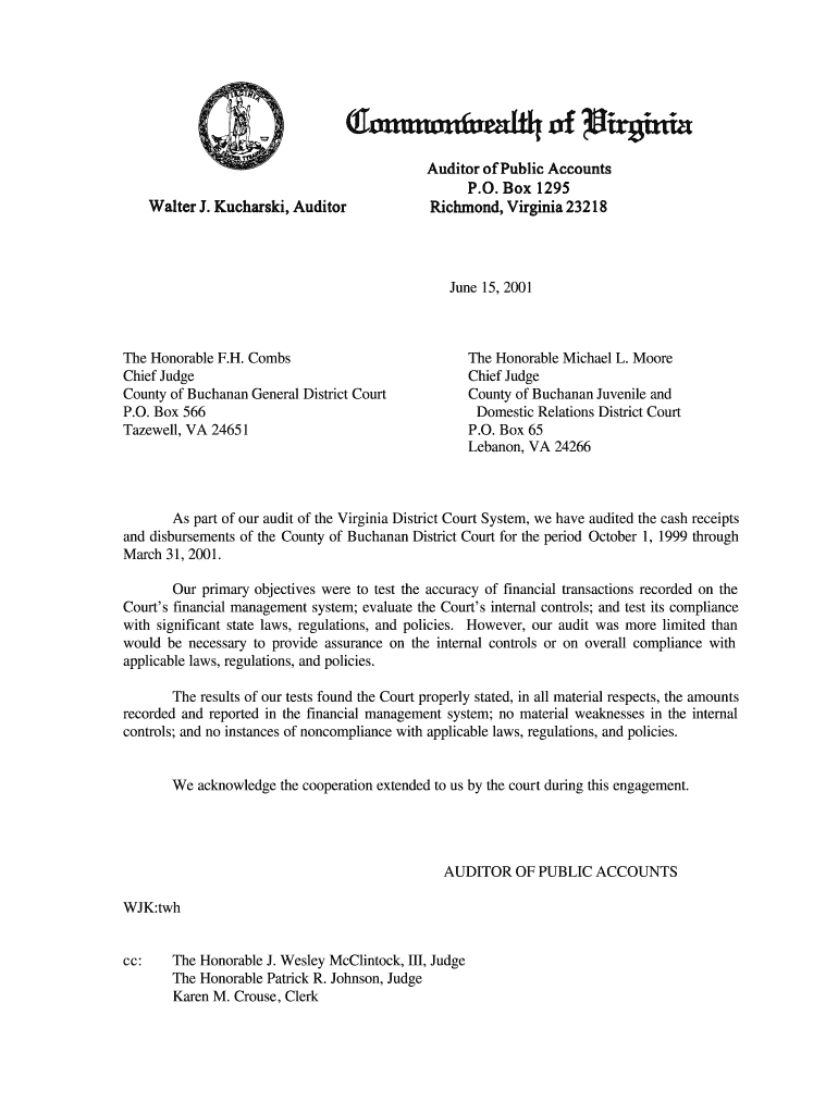 Fillable Online The Honorable FH Combs The Honorable Michael L Moore ...