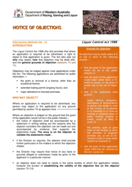 Fillable Online NOTICE OF OBJECTIONS Fax Email Print - pdfFiller