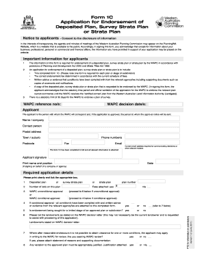 Fillable Online wapc wa gov Form 1C ver 72 June 2011 Form 1C ...