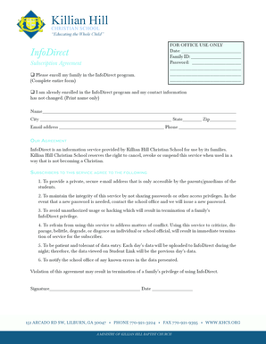 Fillable Online khcs Educating the Whole Child - khcs Fax Email Print - pdfFiller