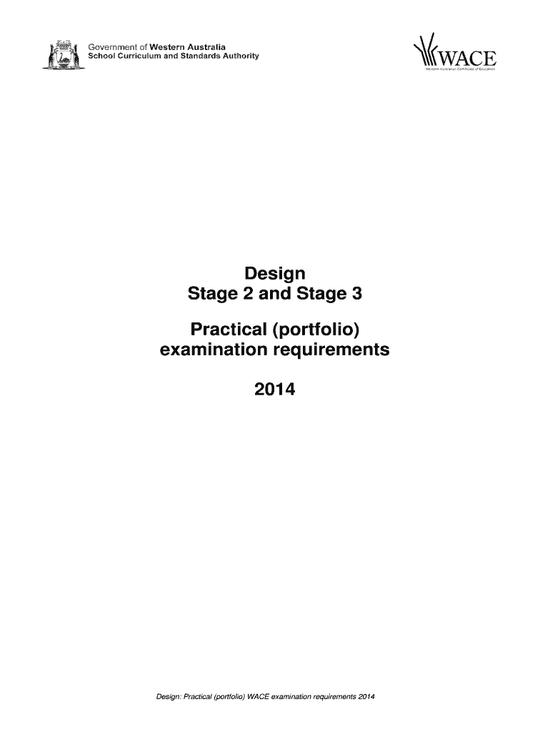 Fillable Online Design Stage 2 and Stage 3 Practical portfolio Fax ...