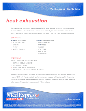 Fillable Online MedExpress Health Tips Fax Email Print - pdfFiller