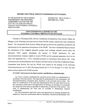 Fillable Online psc state wy 1 - Wyoming Public Service Commission ...