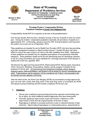 Fillable Online Wyoming Workers Compensation Division Fax Email Print ...