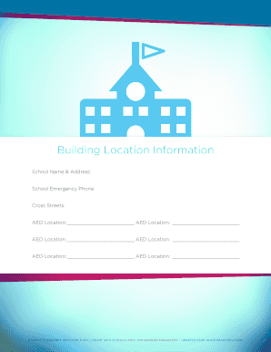 Fillable Online chw CARdiAC EmERgEnCy RESponSE PLAnS - chworg Fax Email ...