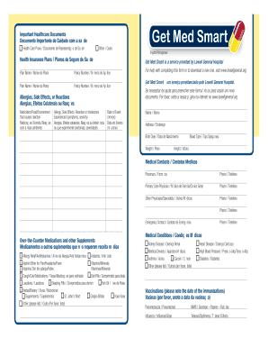 Fillable Online Important Healthcare Documents Documento Importante de ...