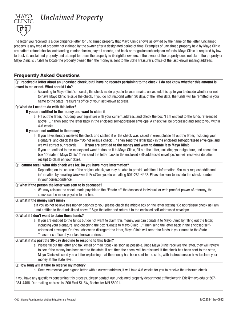 Fillable Online The letter you received is a due diligence letter for ...